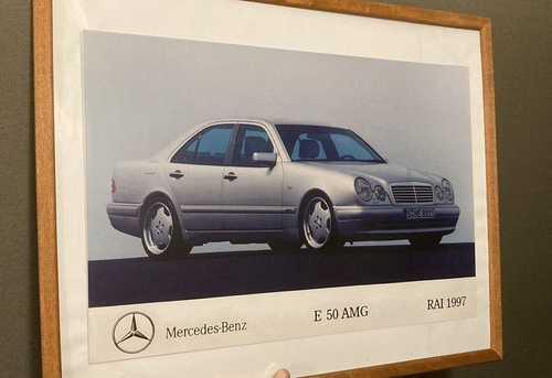 Постер Mercedes w210