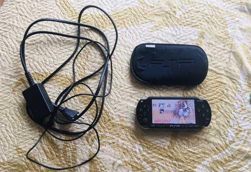 Sony PSP Fat прошитая зарядка чехол игры