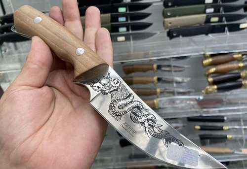 Охотничий нож гюрза-2 из стали AUS-8