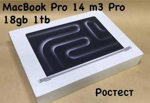 Macbook Pro 14 m3 pro 18gb 1tb