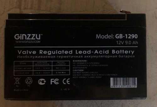 Аккумуляторная батарея для ибп Ginzzu 12v 9aH
