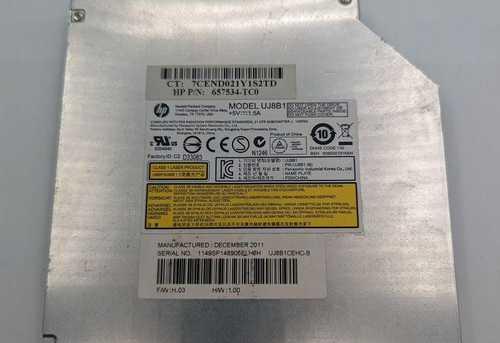 Привод DVD-RW UJ8B1, 657534-TC0, HP Pavilion g6-20