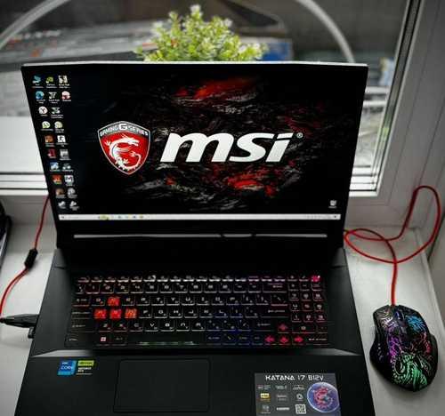 Мощный игровой ноутбук Msi Katana i7/12-RTX4050