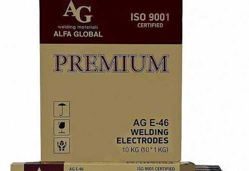 Электроды E–46 premium d3,2 / 5кг alfa global