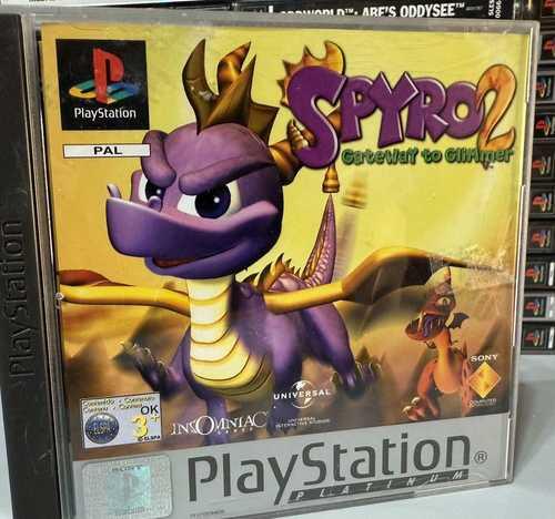 Spyro 2: Gateway To Glimmer PS1 PAL