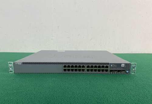 Коммутатор Juniper EX3400-24P 24x1Gb/4x10Gb/2x40Gb