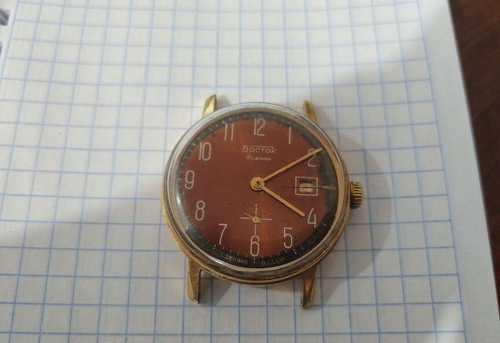 Часы СССР Восток 17 камней Au12.5