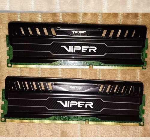 Оперативная память ddr3 Patriot Viper 1600mhz