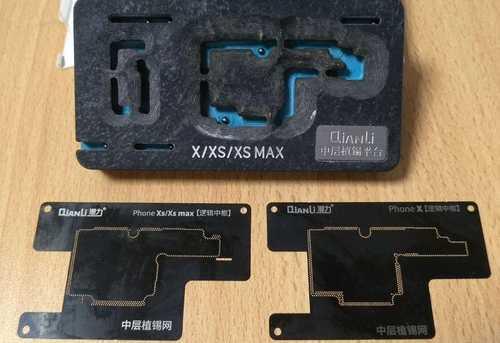 Трафарет Qianli Middle Frame iPhone X/XS/XS Max