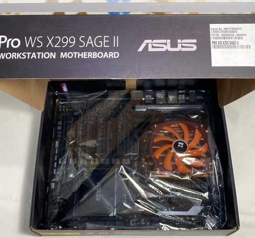 Комплект asus Pro WS X299 sage Il и Intel i9-9900X