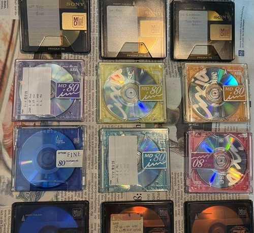 Мини-диски Sony.axia.TDK MD