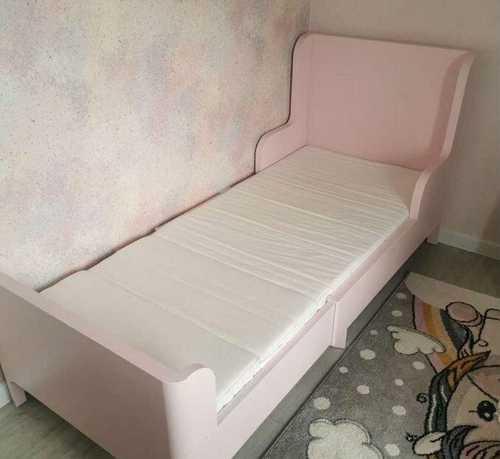 Раздвижная кровать бусунге, матрас 80x200 см