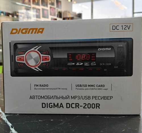 Автомагнитола Digma DCR-200R