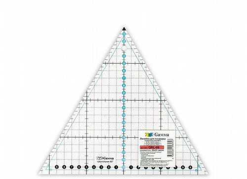 Gamma QRL-09 Линейка для пэчворка 20 см х 23 см в