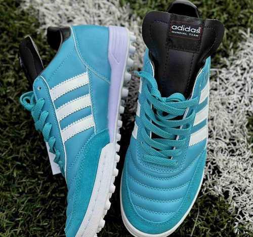 Сороконожки Adidas Copa Mundial бирюзовые