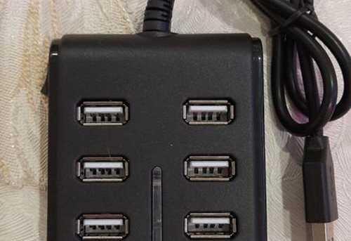 Разветвитель USB HUB 10 портов