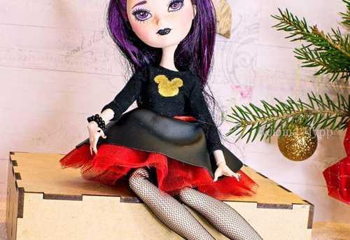 Кукла Ever after high ooak Минни Маус