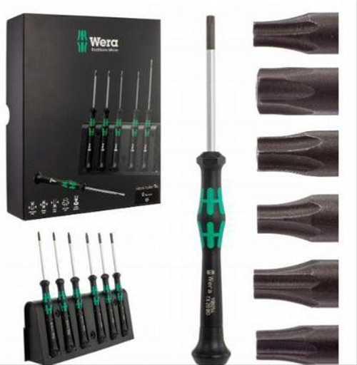 Набор отверток Wera Kraftform Micro 2067/6 torx