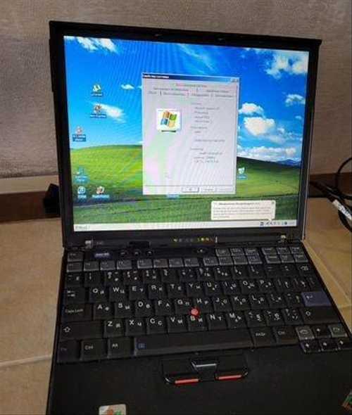 Ноутбук IBM ThinkPad x40