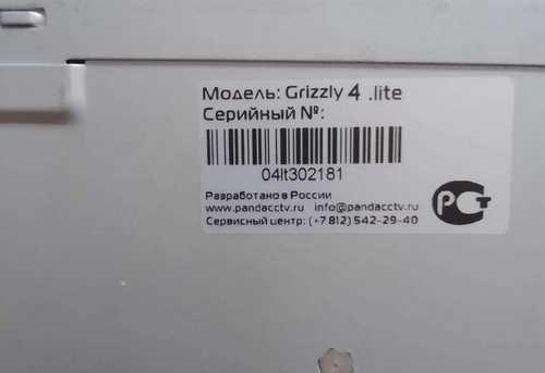 Видеорегистратор grizzly 04.lite 4-кан