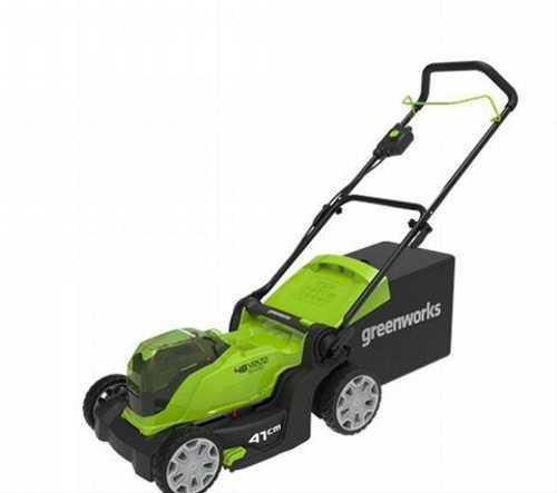 Газонокосилка аккум. greenworks g24x2lm41 (без акк