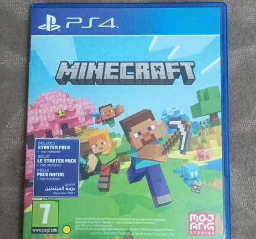 Продам диск на ps4 Minecraft