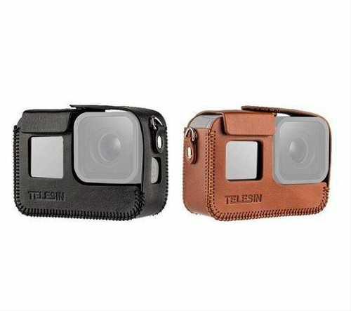 Кожаный чехол Telesin для GoPro 8 Black