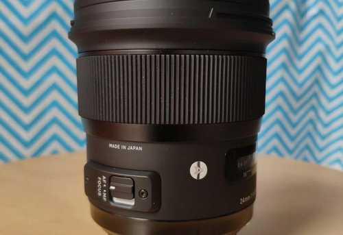Объектив Sigma AF 24mm F/1.4 DG HSM Art Nikon