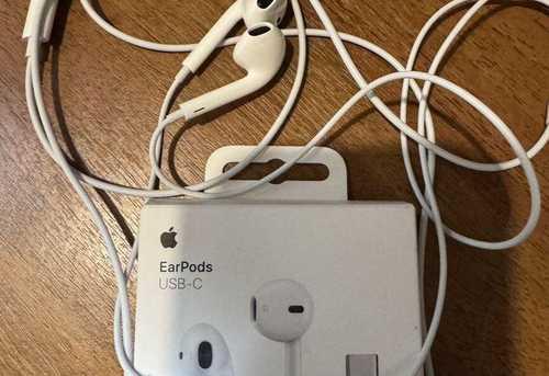 Наушники apple earpods USB-C оригинал