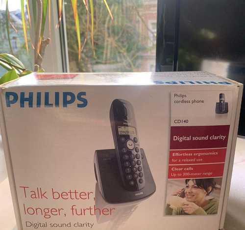 Беспроводной телефон philips CDI40