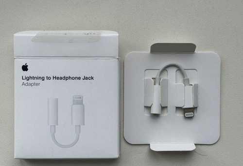 Переходник Apple Lighting to 3.5 mm jack