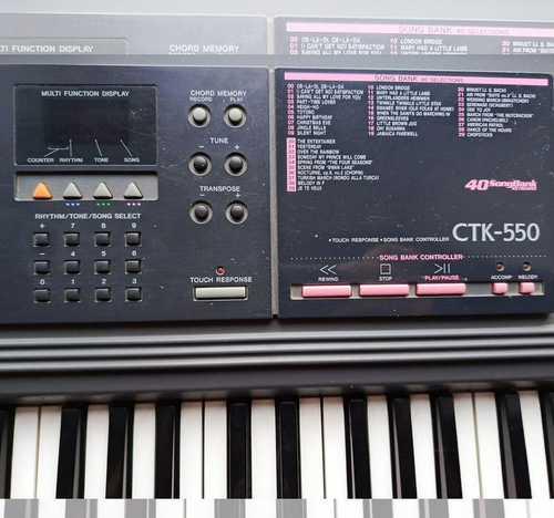 Синтезатор casio ctk-550