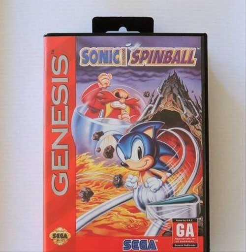 Картридж Sonic Spinball Sega Сега Оригинал