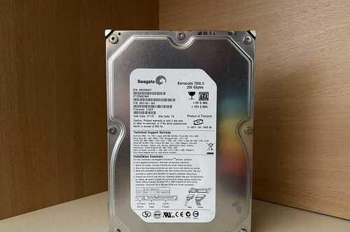 HDD Seagate 250 gb с проверкой в CrystalDiskinfo