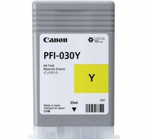 Картридж для плоттеров Canon PFI-030Y Жёлты 633587