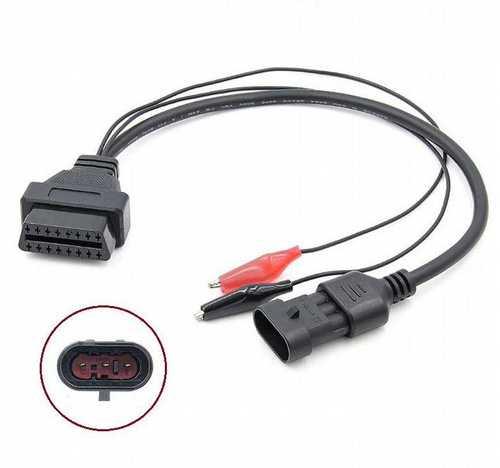 Переходник Fiat, Alfa 3pin - OBD2