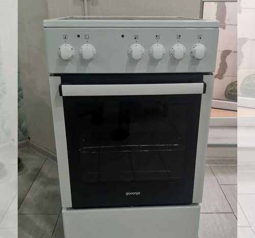 Плита электрическая gorenje EC 51102 AW cтеклокера