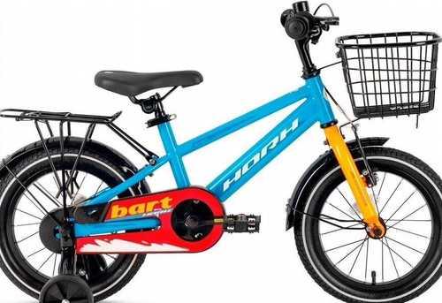Велосипед horh bart 14" (2024) Light Blue-Yellow