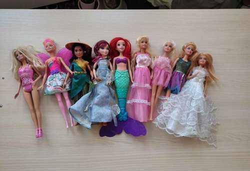 Куклы Барби принцессы Диснея Русалочка Винкс