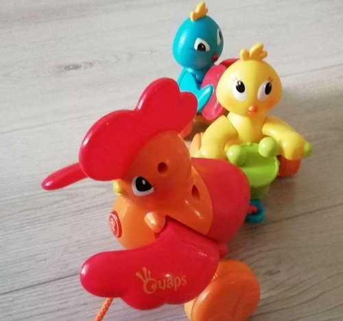 Развивающая игрушка курица с цыплятами