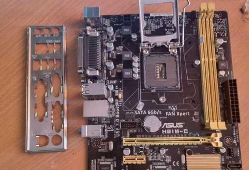 Материнская плата 1150 asus h81m-c