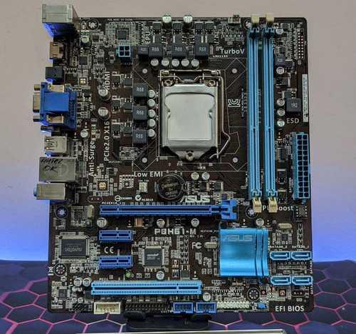 Мат. плата asus P8H61-M/LGA1155/H61/DDR3/mATX