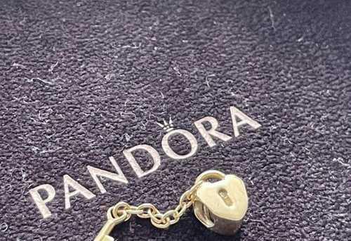 Золотые шармы Pandora