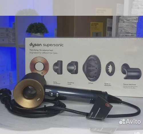 Фен Dyson Supersonic Malaysia синий. Качественный