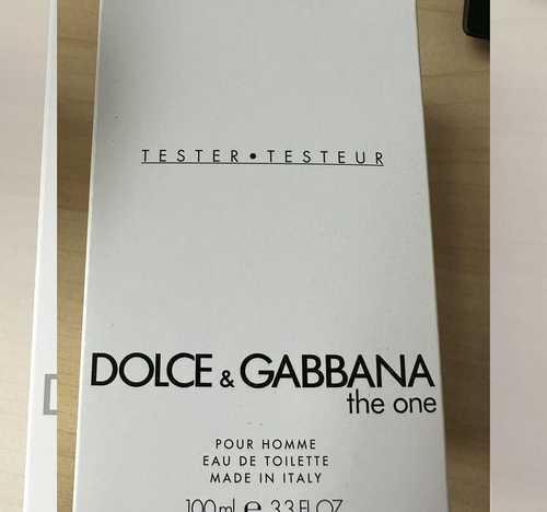 D&G the one for men toillete 100 ml