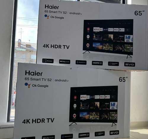 65" (165 см) Haier 65 SMART TV S2 новый телевизор