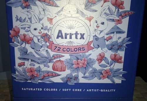 Arrtx Набор цветных карандашей 72 цвет