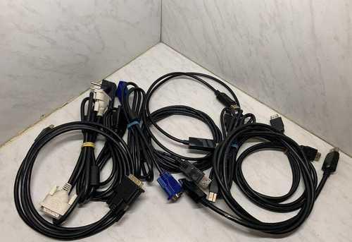 Кабели hdmi,dp,dvi,vga,микки маус и т.д