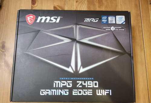 Материнская плата MSI MPG Z490 - Новая