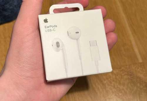 Наушники apple earpods type c